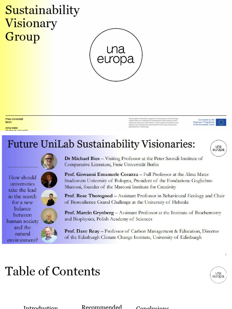 UPDATED Future-UniLab Sustainability Envisioningreport Round2 | PDF ...