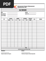 DTR Sample - Excel Submission | PDF | Overtime | Sick Leave