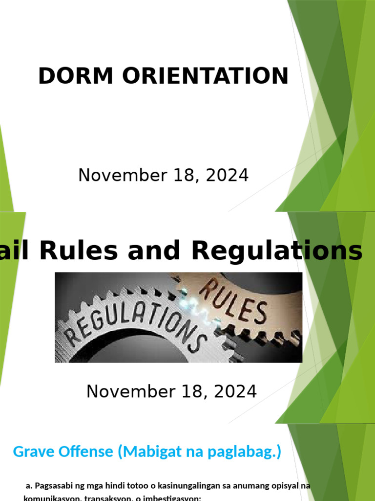 Jail Rules and Regulation | PDF