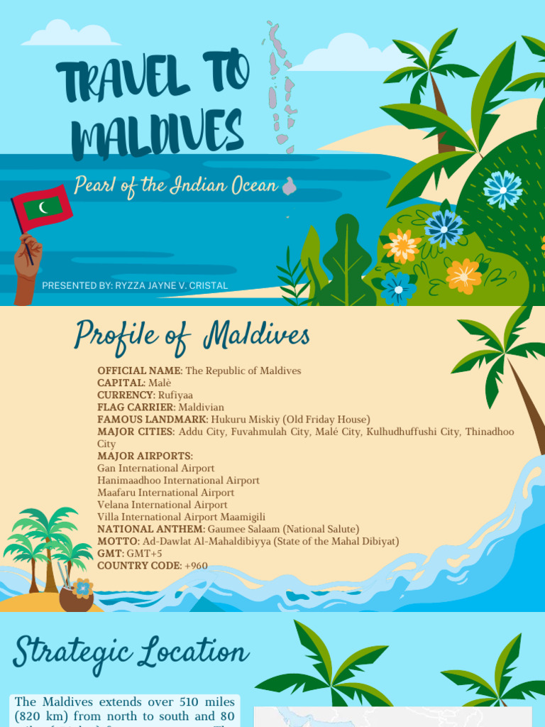 Maldives Travel Guide | PDF | Oceanography | Coastal And Oceanic Landforms