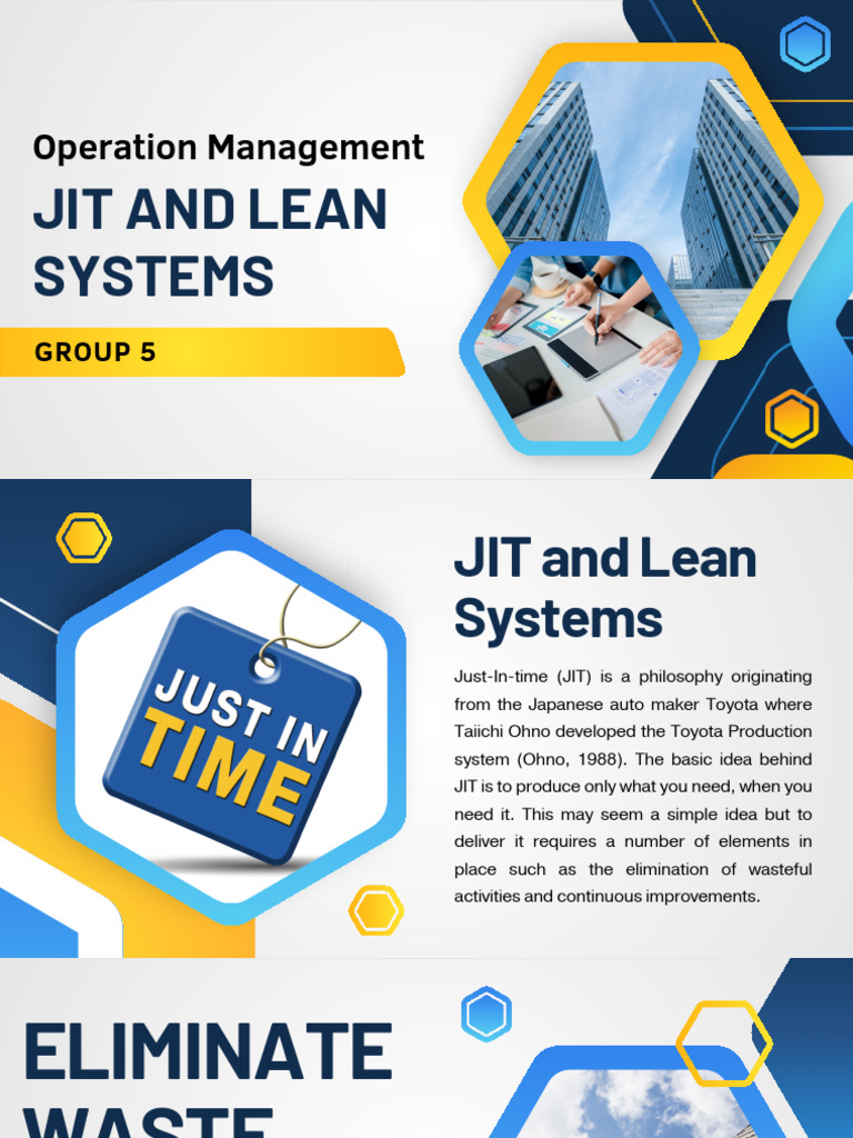 JIT and Lean Systems Overview | PDF | Lean Manufacturing | Business