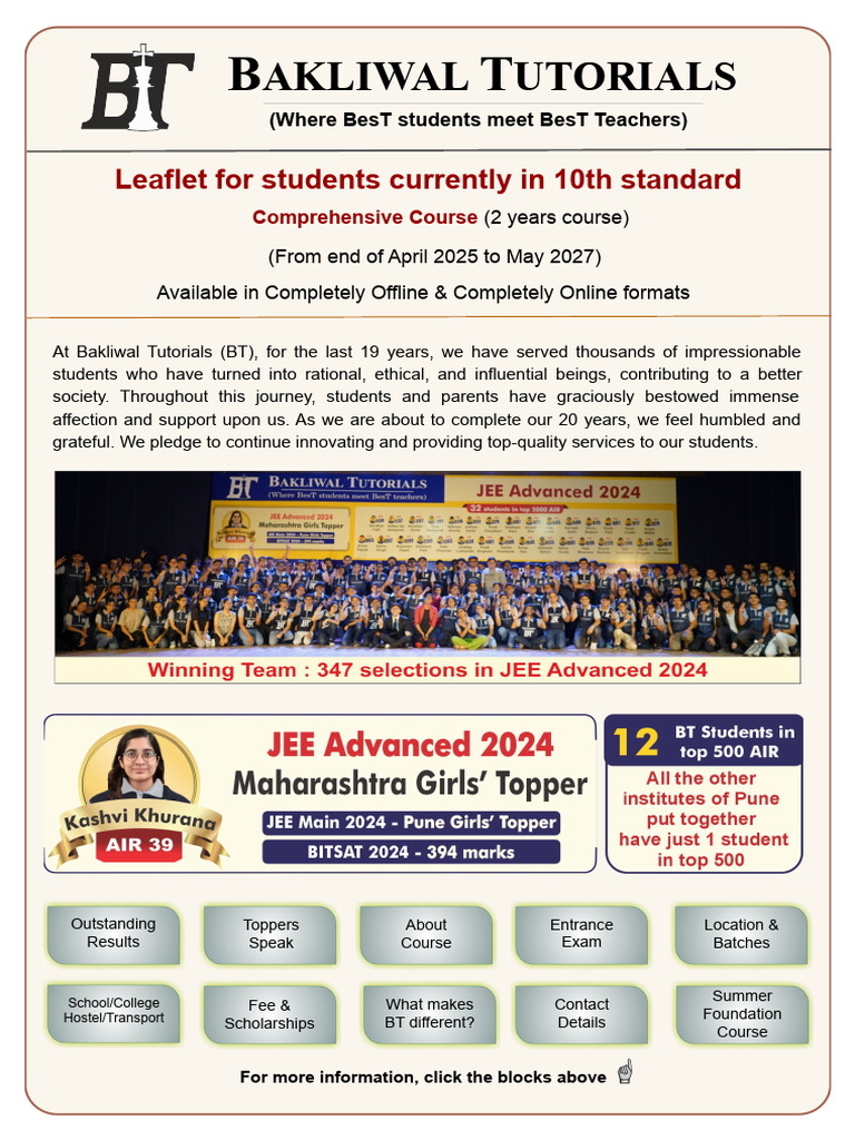 Bakliwal-Comprehensive 2027 Leaflet 18th January 2025 | PDF | Waves ...