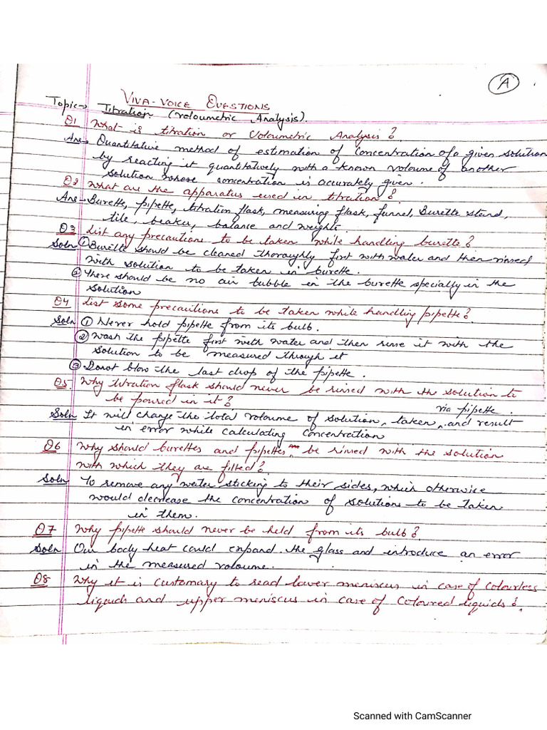 Viva Voice Questions | PDF