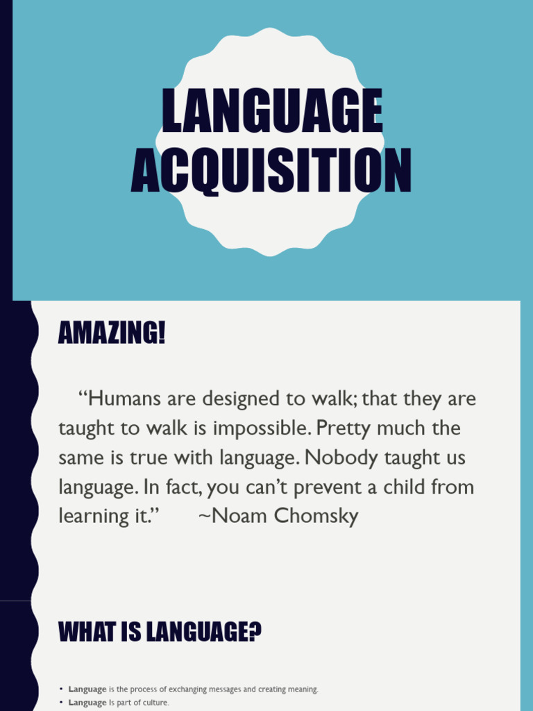 1st Language Acquisition | PDF | Language Acquisition | Behaviorism