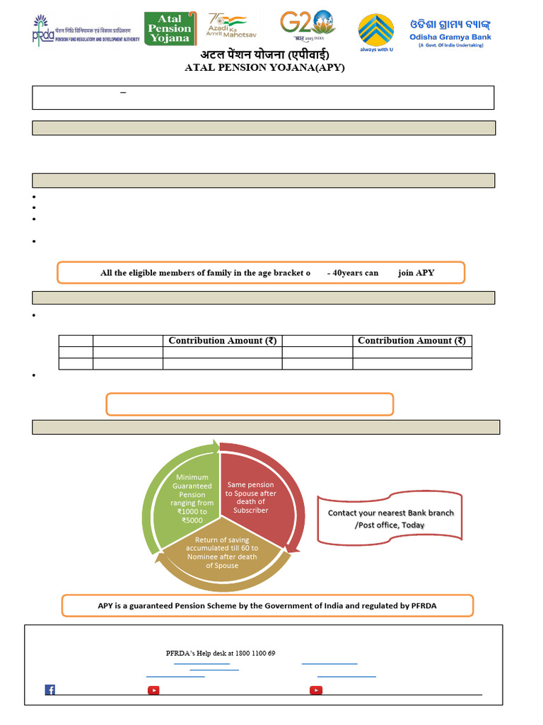 APY Flyer - English Final | PDF | Pension | Factor Income Distribution