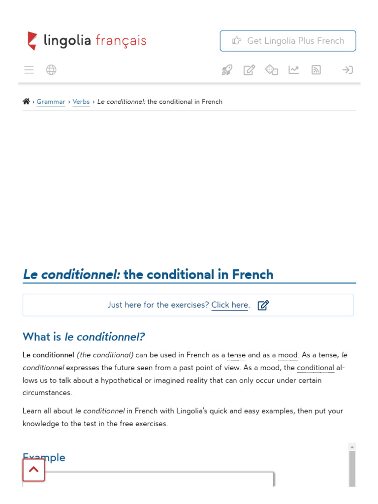 Understanding French Conditional Verbs | PDF | Grammatical Conjugation ...