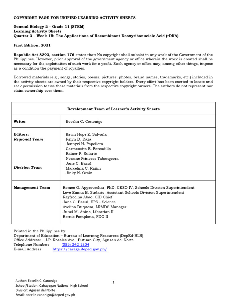 GB2_Q3_Week 3a | PDF | Genetics | Evolutionary Biology