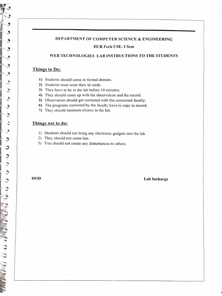 CN Lab Manual Final Year | PDF