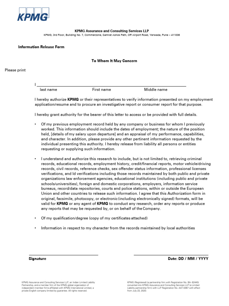 Letter of Authorization | PDF | Limited Liability Partnership | Business