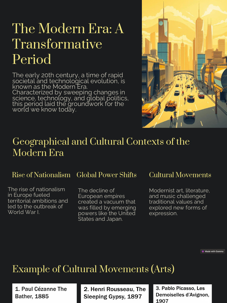 The Modern Era a Transformative Period (1) | PDF | Physics | Nationalism