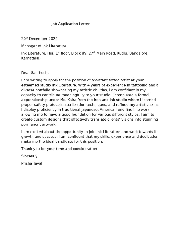 Job Letter GE | PDF
