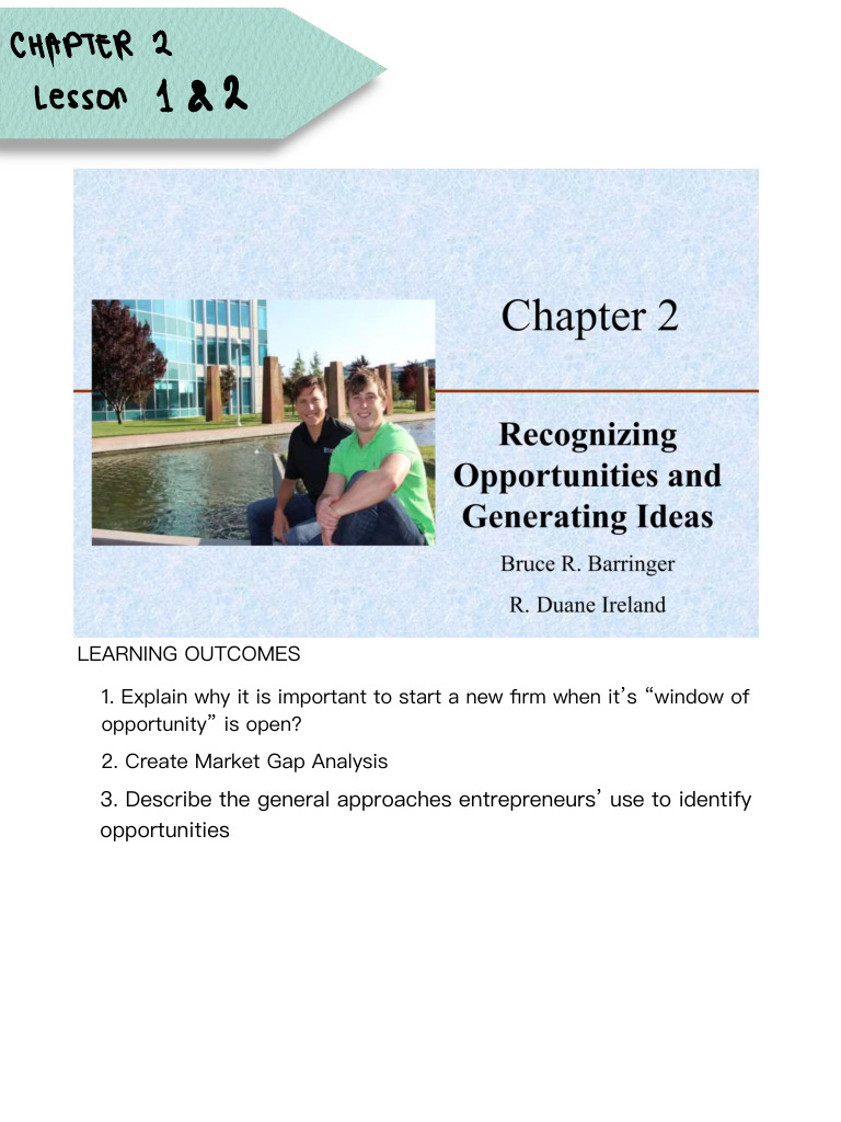 Entrepreneurial Mind Module | PDF