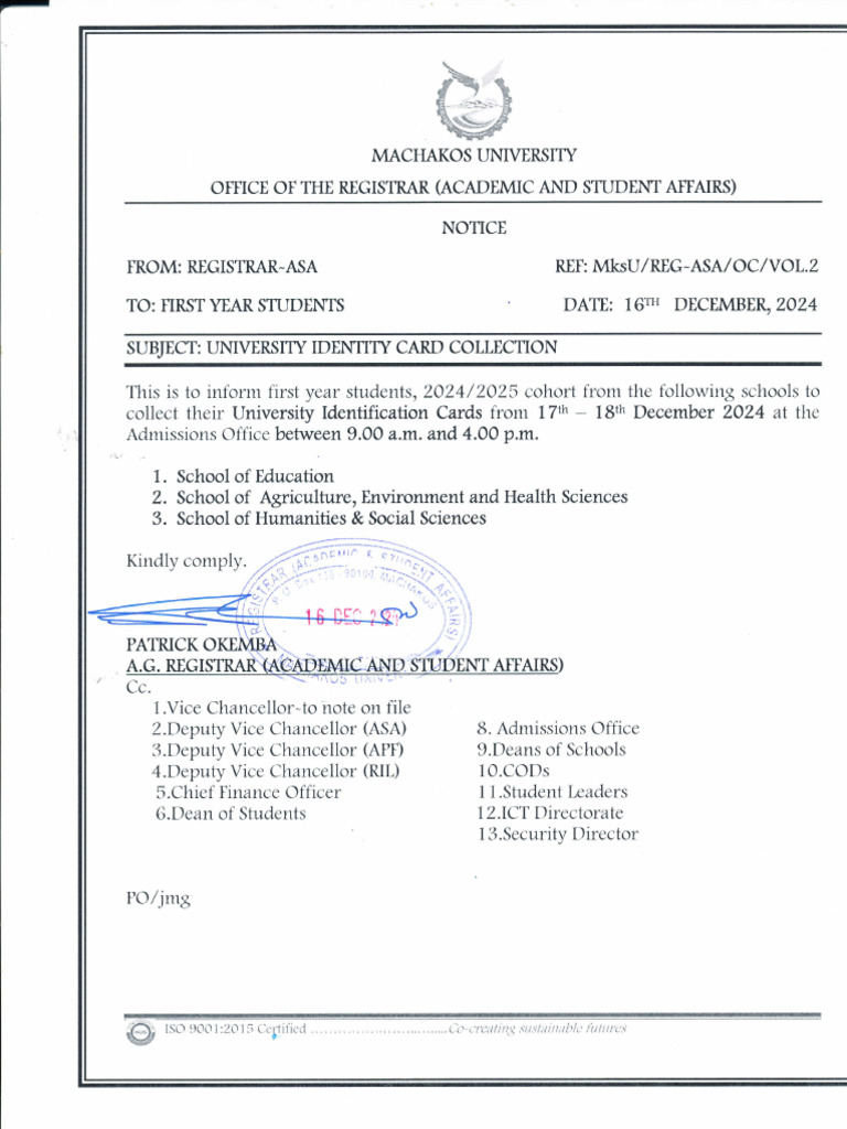 University Identification Card Collection | PDF