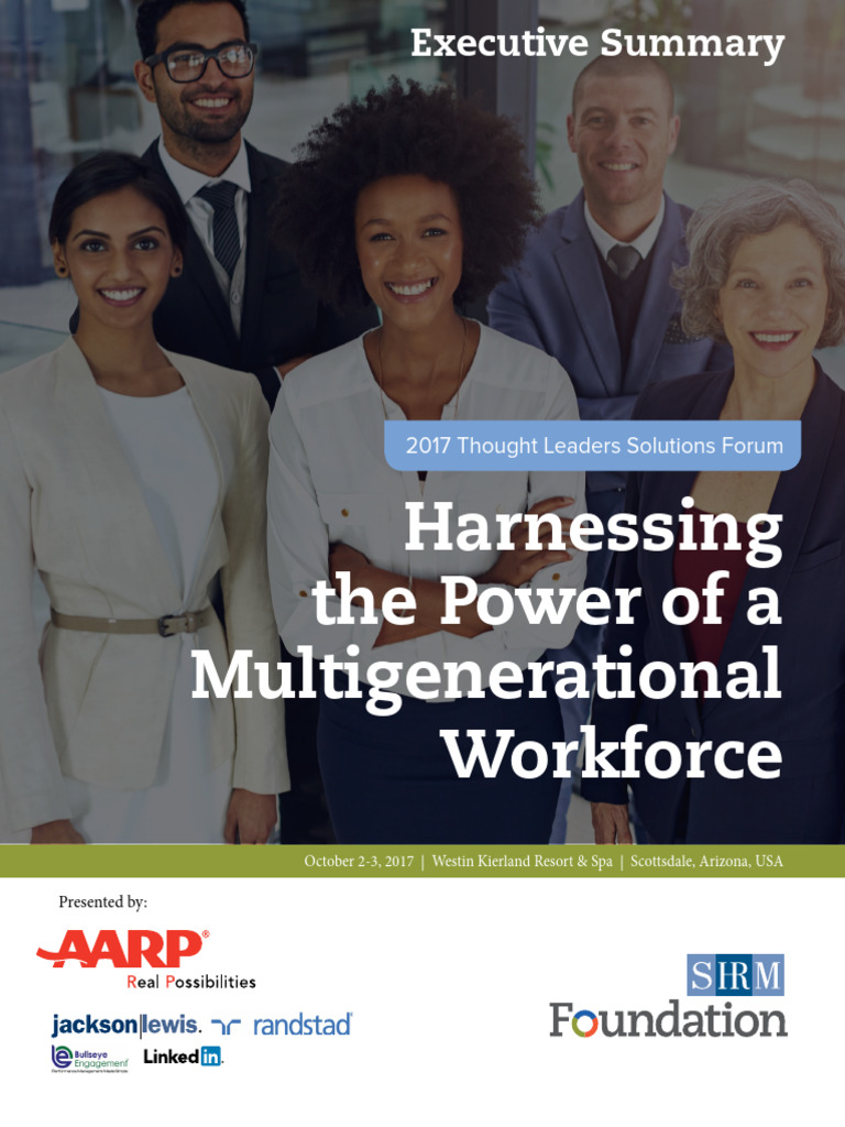 BOOK Executive Summary-Multigenerational Workplace The Insights You ...