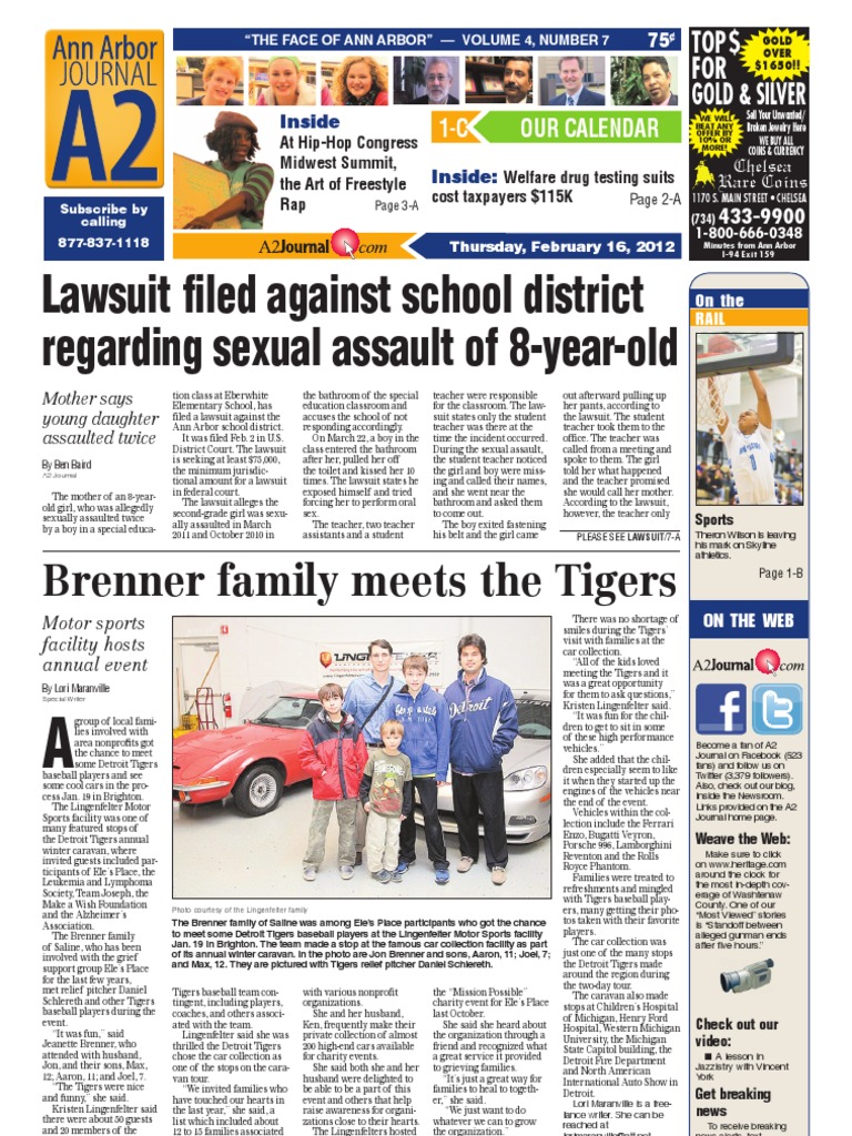 A2 Journal Front Page | PDF | Lawsuit | Schools