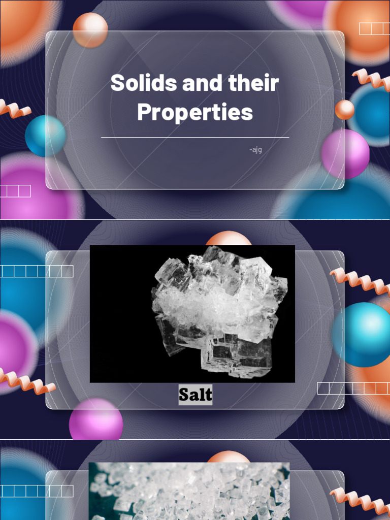 Gen Chem 2 Week 3 Properties of Solids | PDF | Ionic Bonding | Ion