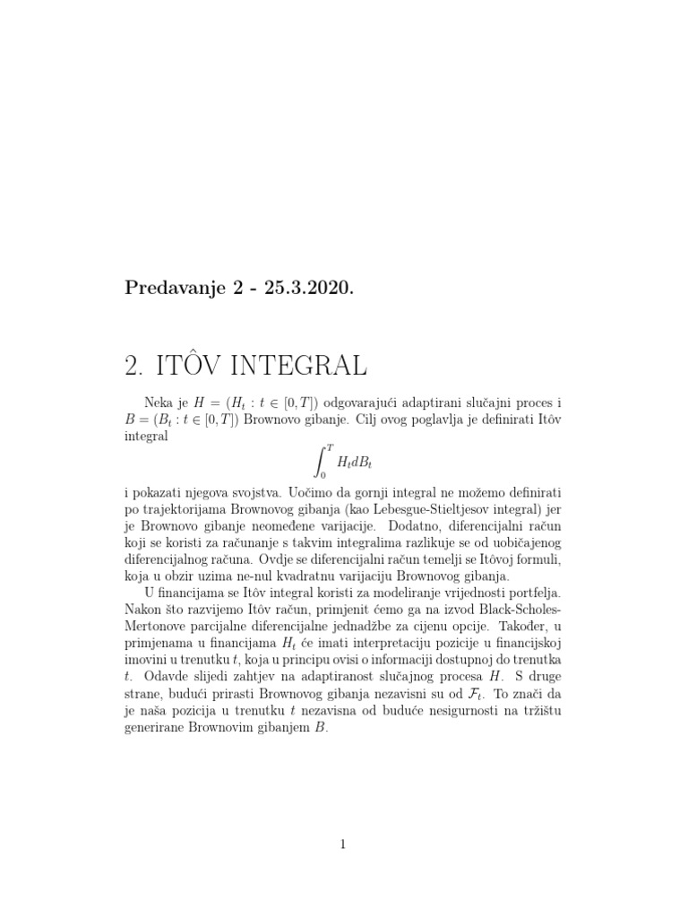 Fm2 Predavanje2 HR | PDF