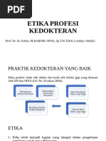 Kode Etik Kedokteran Indonesia - MKEK IDI | PDF