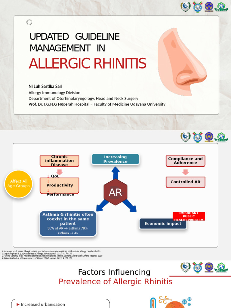 Updated Guideline Management In: Allergic Rhinitis | PDF | Allergy | Asthma