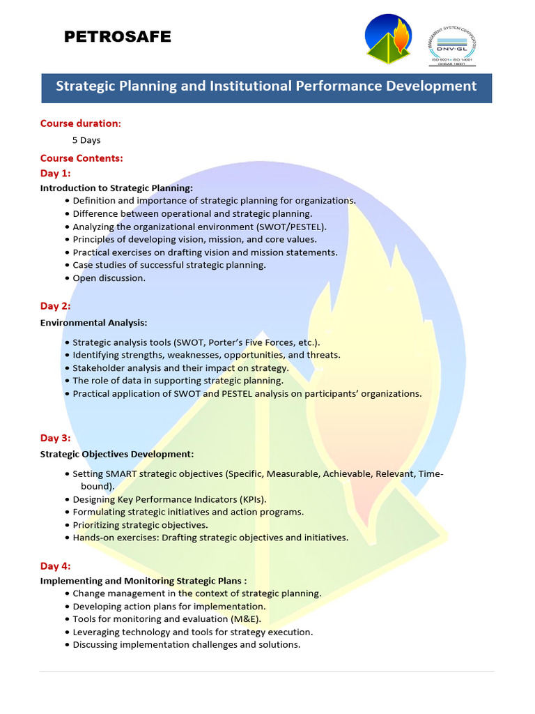 Strategic Planning | PDF | Strategic Planning | Strategic Management