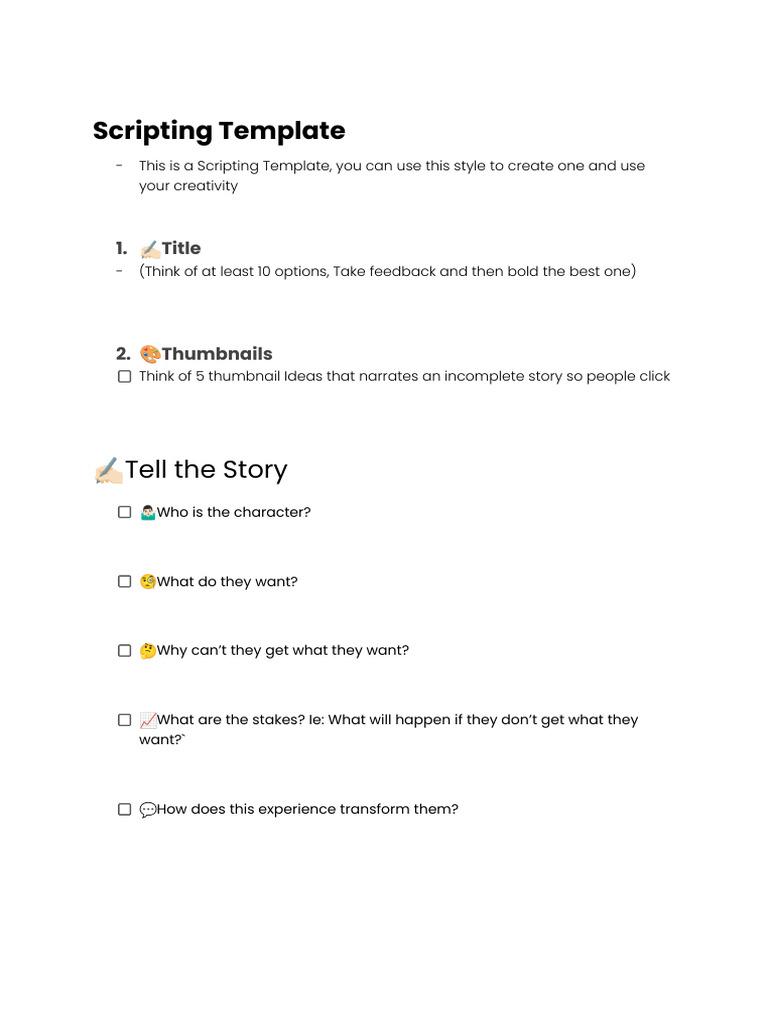 Scripting Template Example | PDF