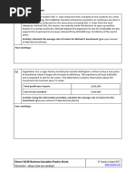 Gcse Business Formula Sheet | PDF | Revenue | Cost