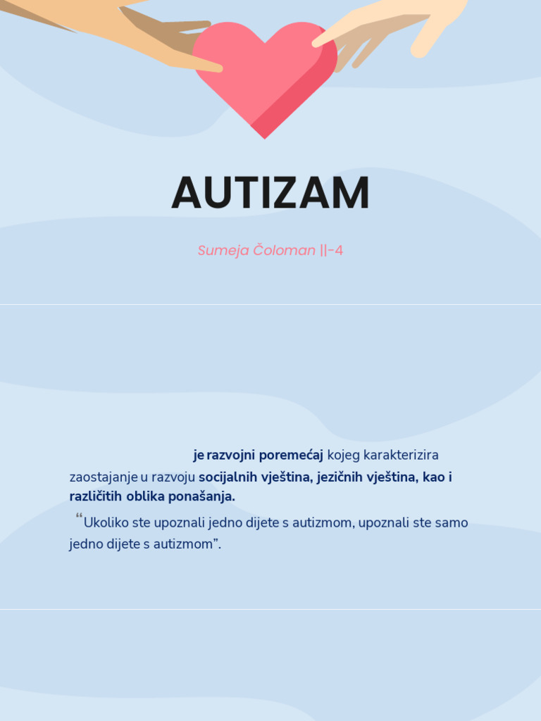 Autizam | PDF