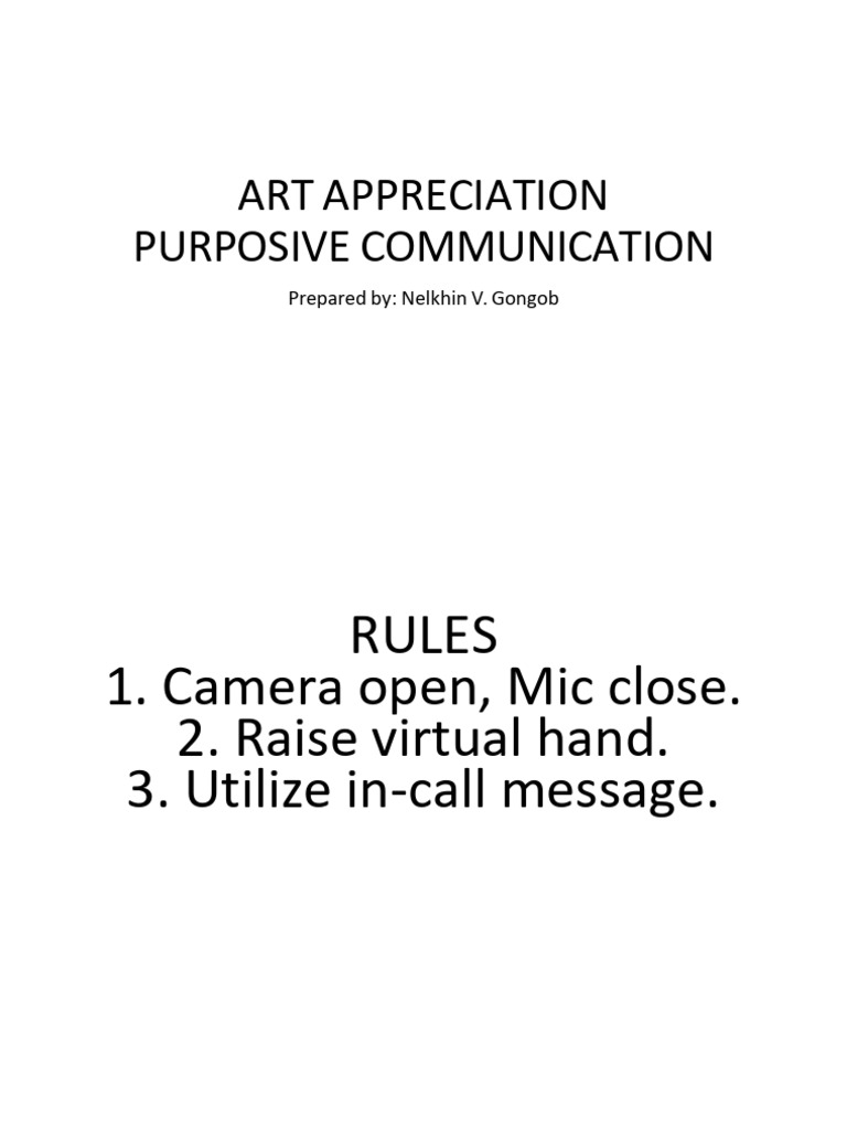ArtApp PurCom Handouts 1 | PDF | Composition (Visual Arts) | The Arts