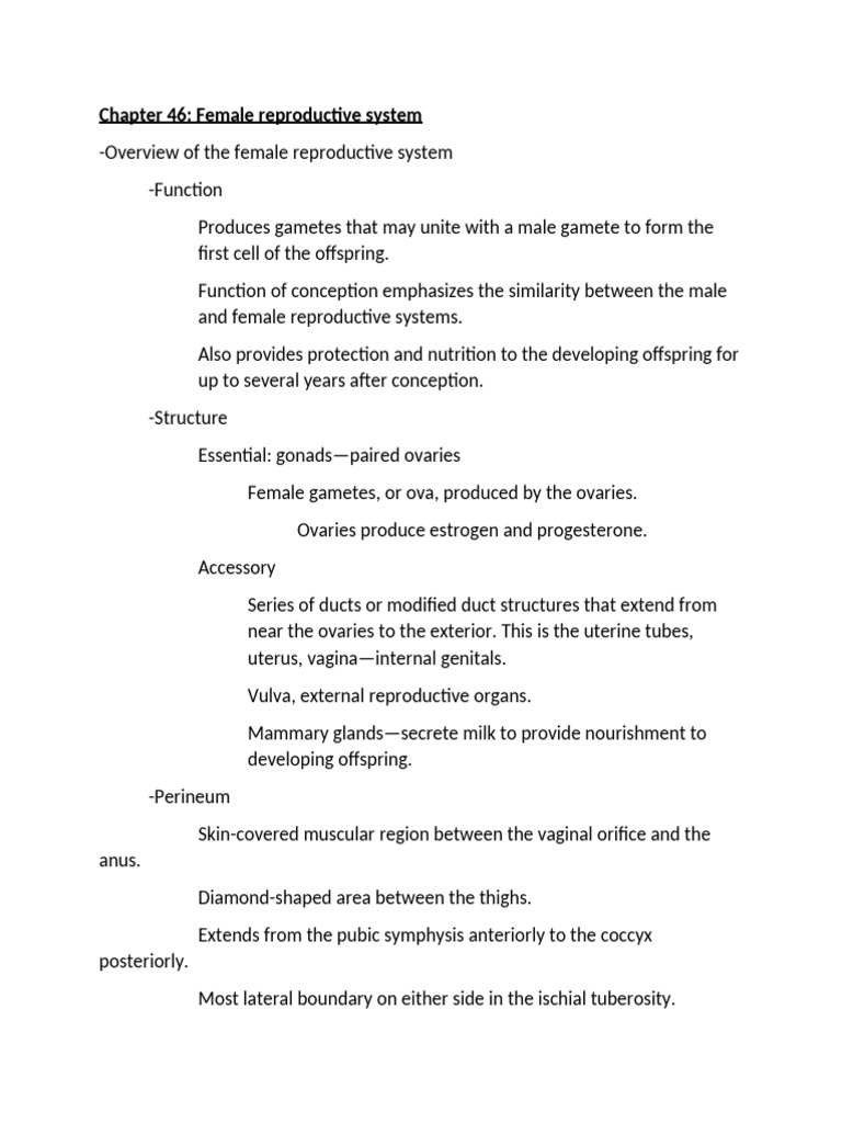 Female Reproductive System | PDF | Menstrual Cycle | Uterus