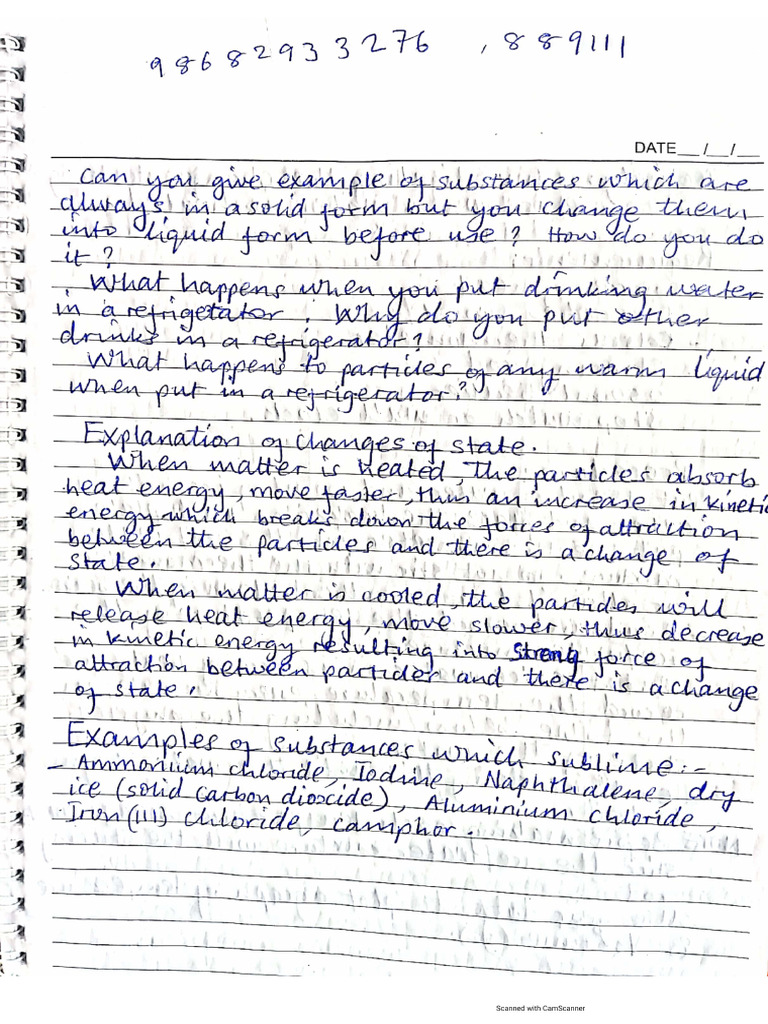S1 Chemistry Week 3 | PDF