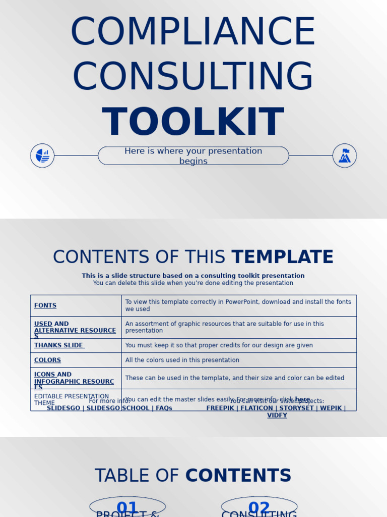 Compliance Consulting Toolkit by Slidesgo | PDF | Planets | Mercury ...