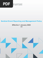 Sentinel Event Policy | PDF | Joint Commission | Patient Safety