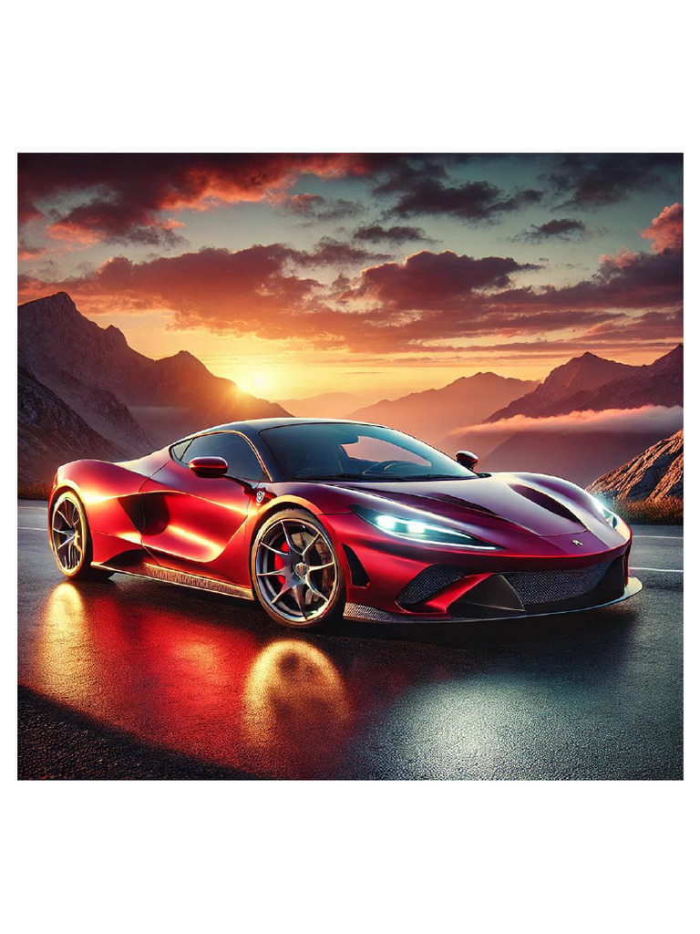 A Sports Car Model Design | PDF