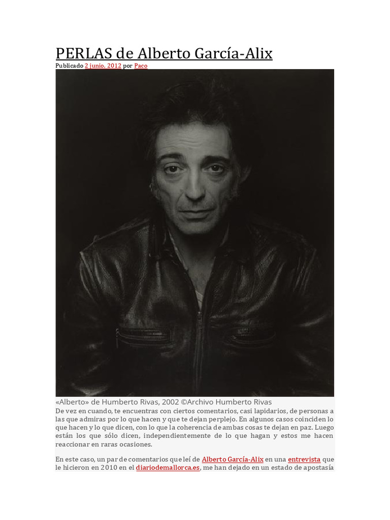 PERLAS de Alberto García | PDF