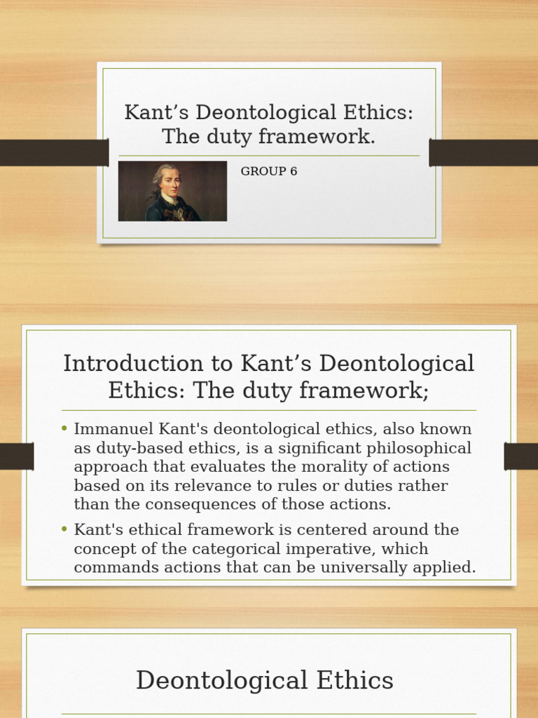Kant's Duty-Based Ethics Explained | PDF | Immanuel Kant | Morality
