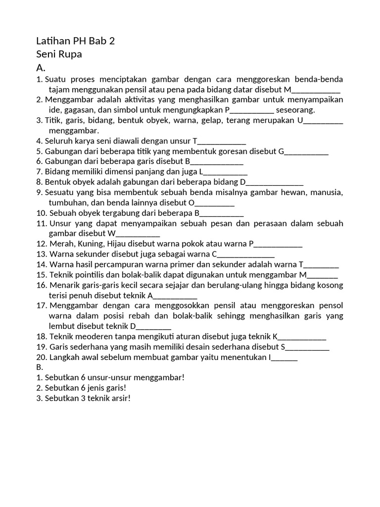 Latihan PH Bab 2 QnQ | PDF
