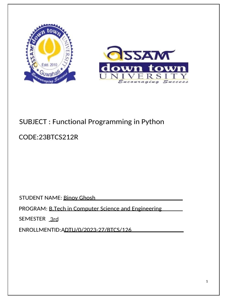 Functional Programming Python Guide | PDF