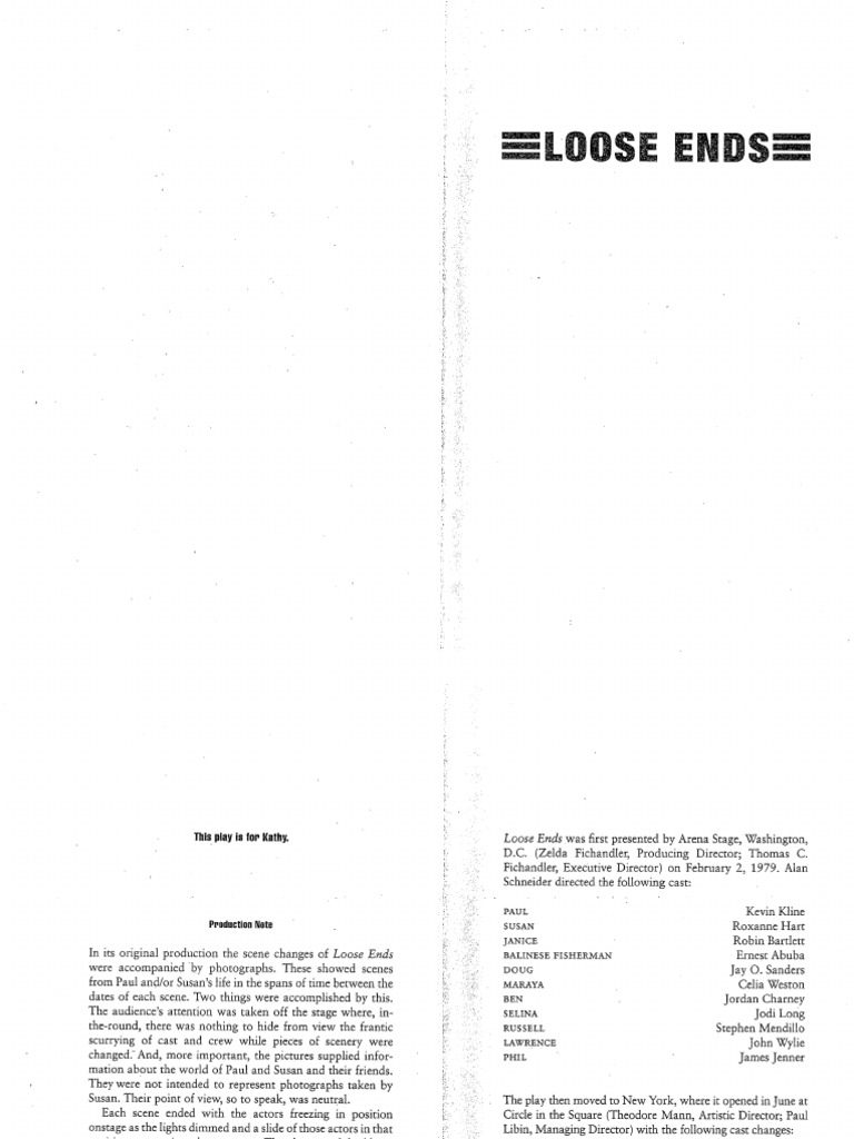 Loose Ends | PDF