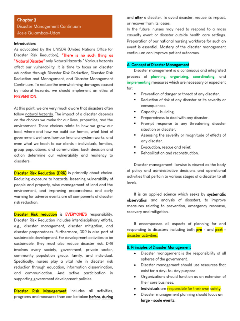Disaster Risk Reduction and Management Guide | PDF | Emergency ...