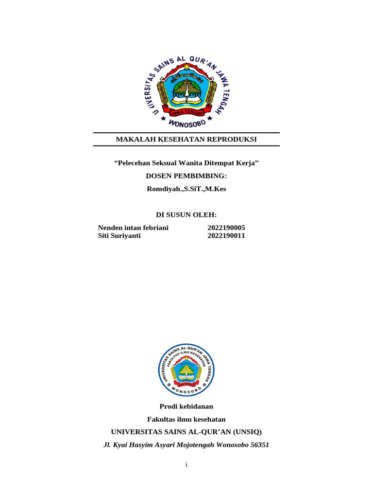 Pelecehan Seksual Wanita di Tempat Kerja | PDF