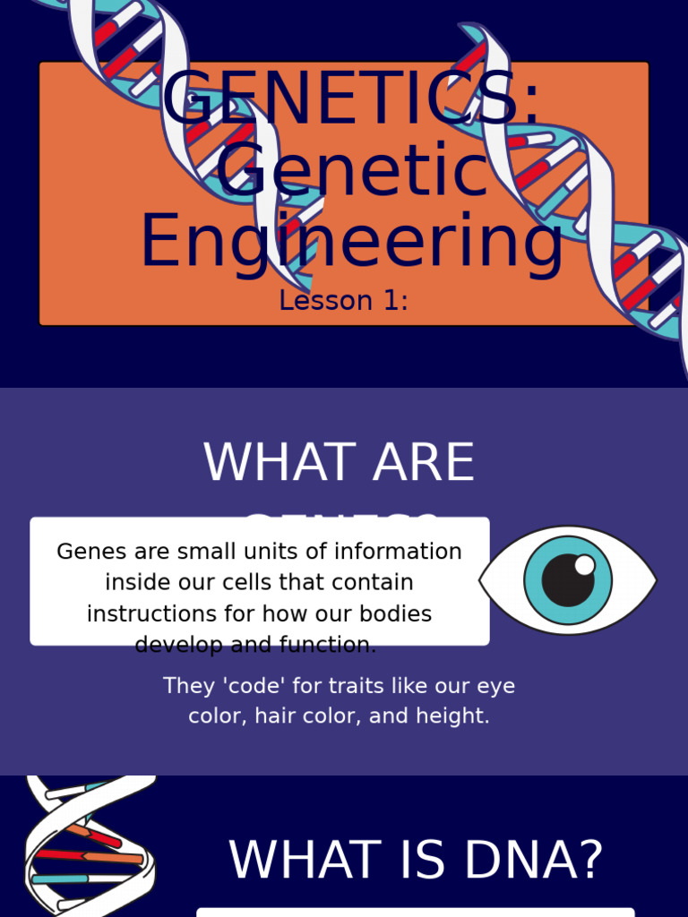 Genetic Engineering | PDF | Genetics | Dna