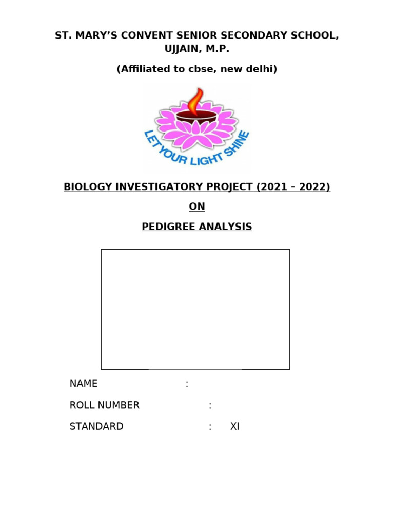 Investigatory Project Xi | PDF
