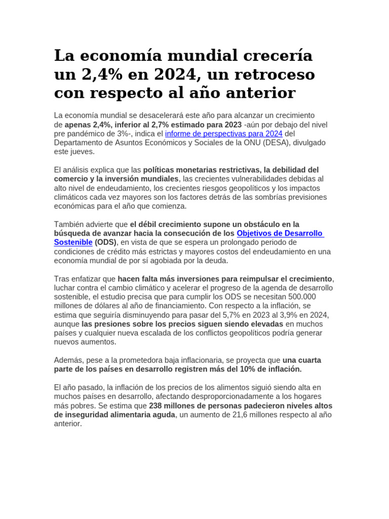 Rebatta Noticias | PDF | Inflación | España