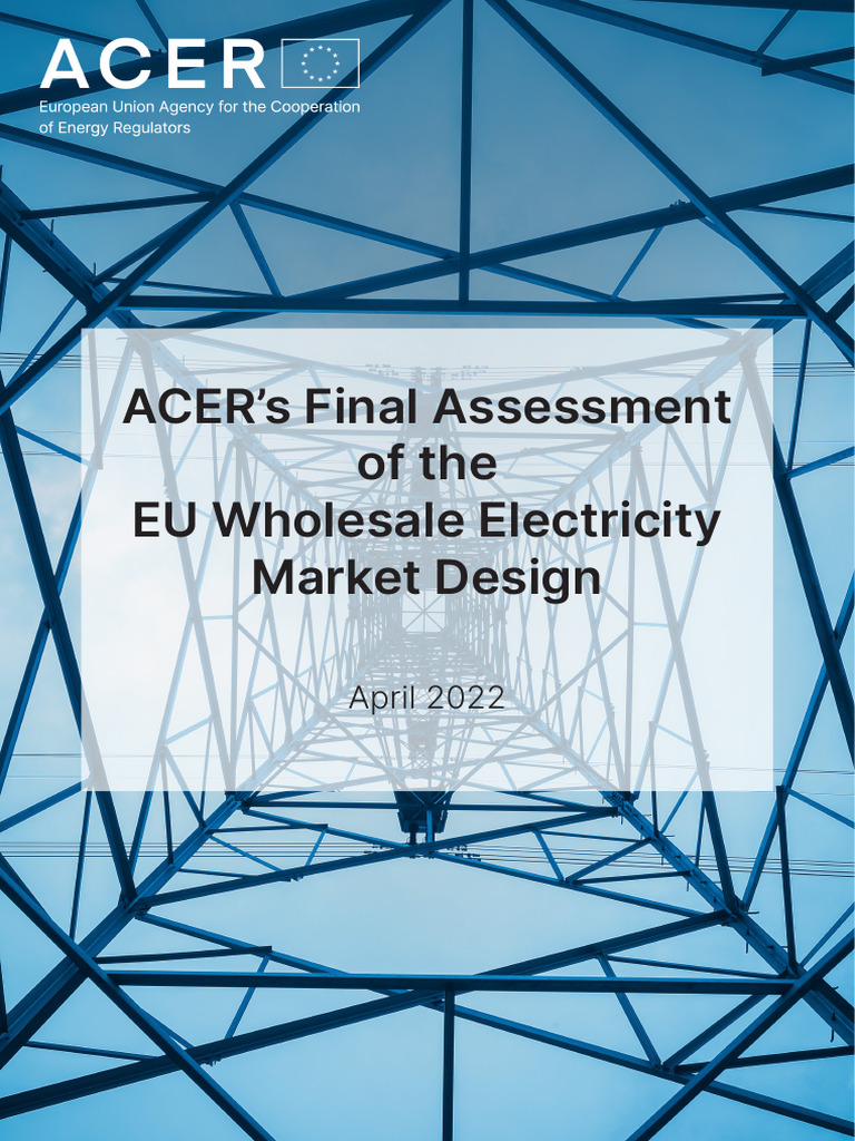 Final Assessment EU Wholesale Electricity Market Design | PDF | Hedge ...