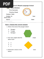 Grade R Shapes | PDF | Elementary Geometry | Mathematics