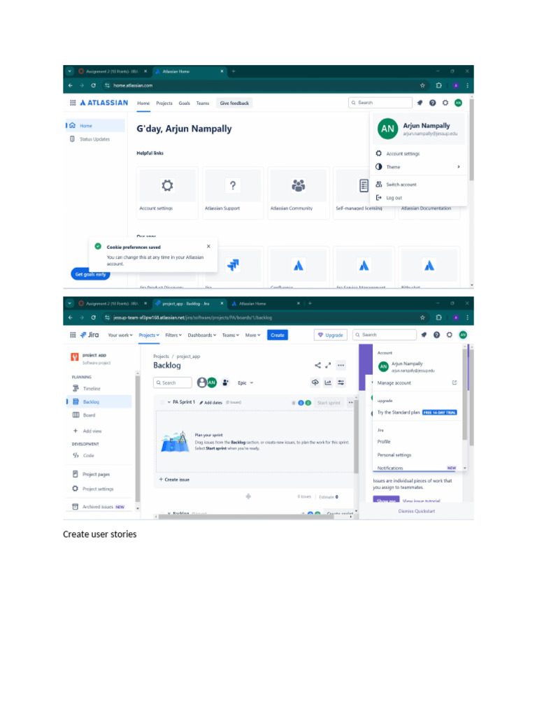 Create User Stories | PDF
