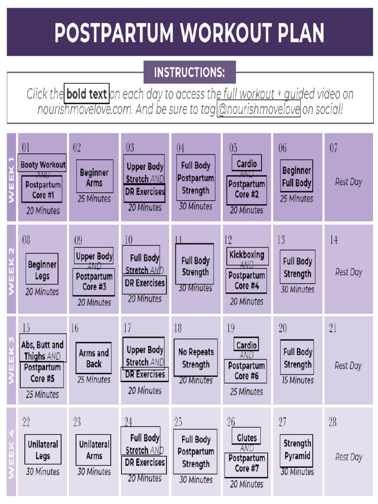 PostpartumCalendar 1 | PDF
