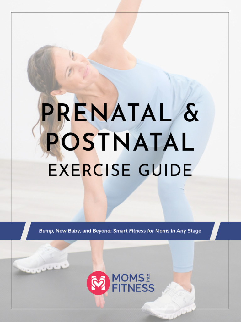 Moms Into Fitness Prenatal Postnatal Exercise Guide | PDF | Abdomen ...