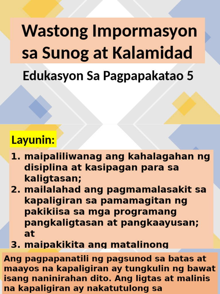 ESP Q3 Wk3 | PDF