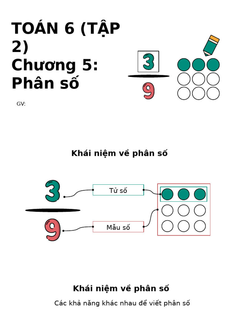 Fraction Charts Infographics by Slidesgo | PDF | Mathematical Notation ...